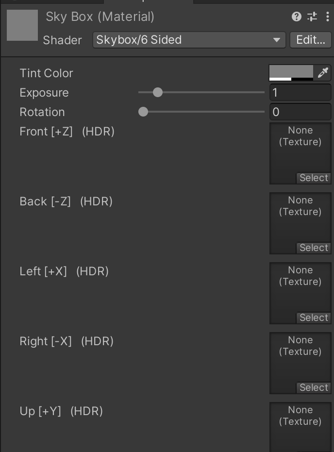 BlenderでUnity用のスカイボックスを作成する - 夜風のMixedReality