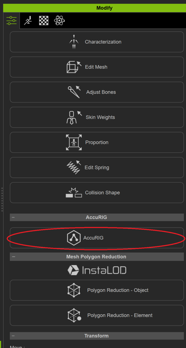 Charactor Creatore4 で人型アバターのリグを入れる - 夜風のMixedReality