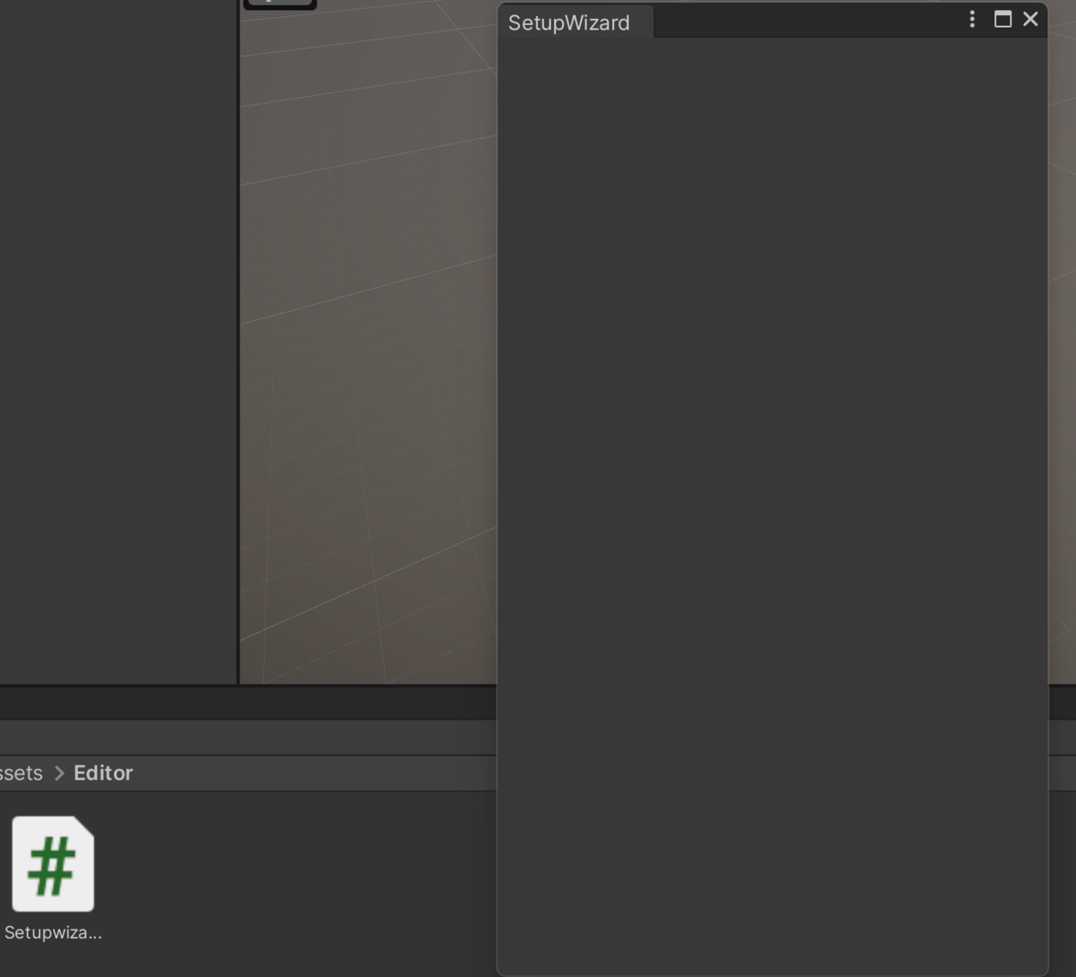 UnityEditor拡張を使用してUnityEditor起動時に表示されるウィンドウを実装する - 夜風のMixedReality