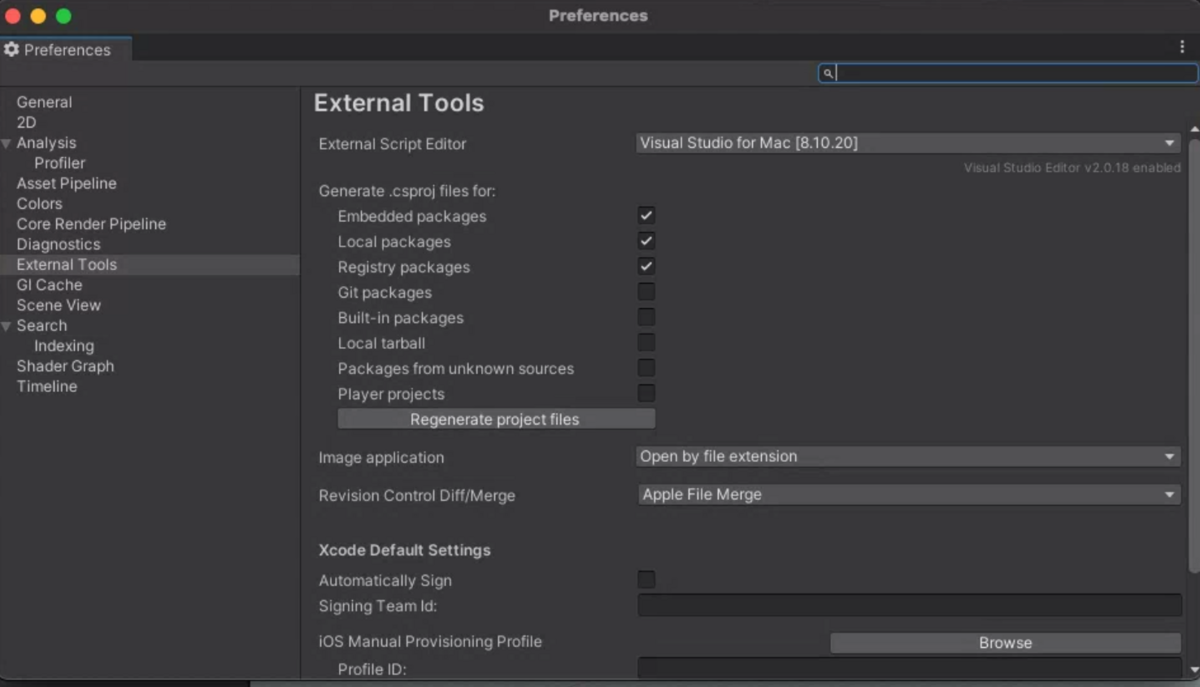 UnityのIEDとしてVSCodeを指定する - 夜風のMixedReality