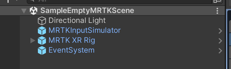 正式リリース版MRTK3のサンプルシーンを実行する - 夜風のMixedReality