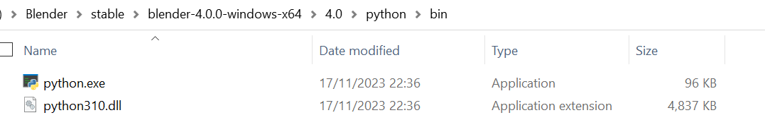BlenderのPython環境に外部ライブラリを導入する - 夜風のMixedReality