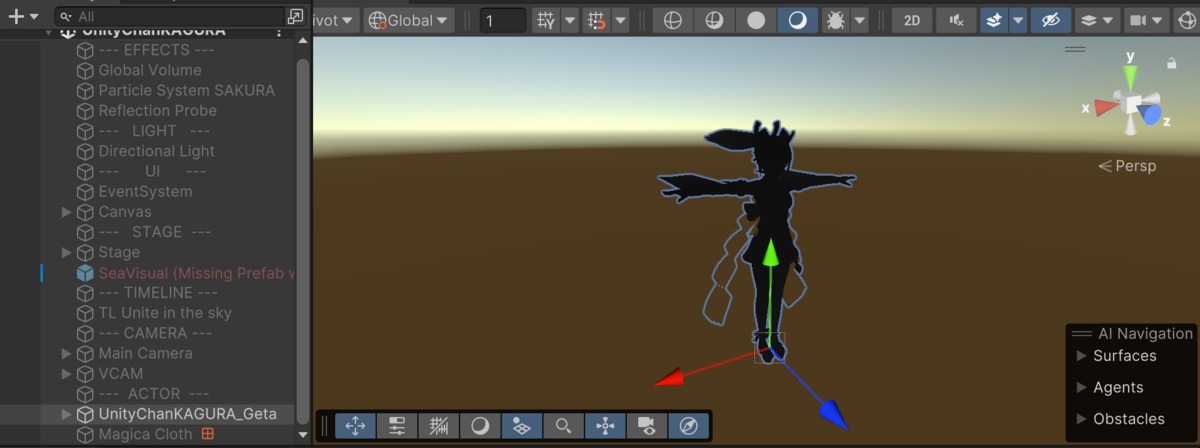 UnityEditor拡張で選択しているもの以外をシーンから非表示にする その① - 夜風のMixedReality