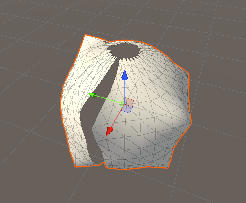 Unityでスムースを試す。 その② メッシュの破断の原因 - 夜風のMixedReality