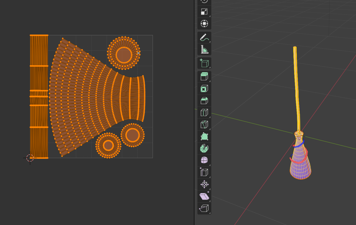 Blenderで効率的にUV展開を行う。 - 夜風のMixedReality