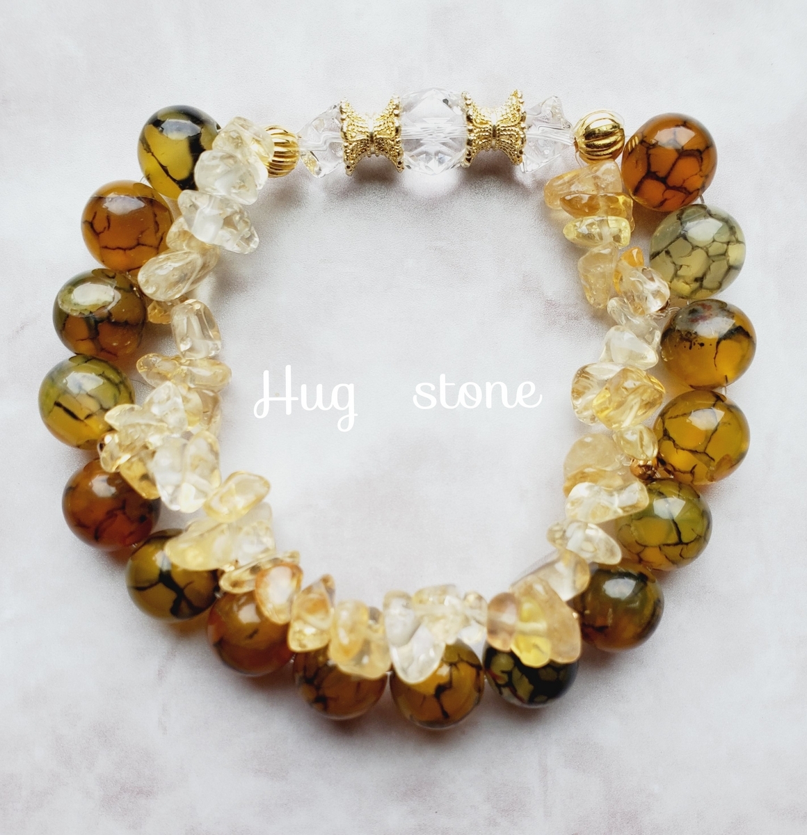 新作発売 天然石ブレスレット - Hug_stone 心躍る天然石ブレスレット