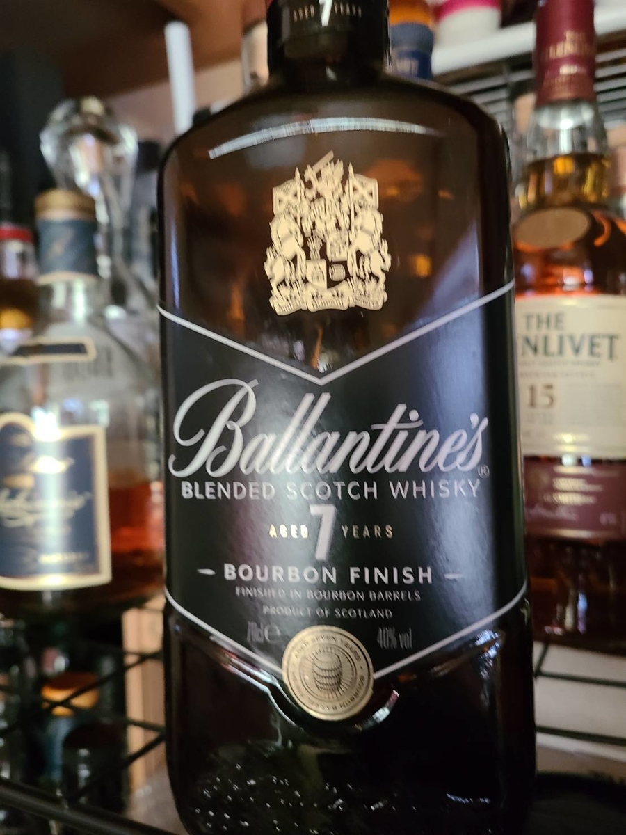Ballantine's AGED 7 YEARS BOURBON FINISH - Jason’s blog
