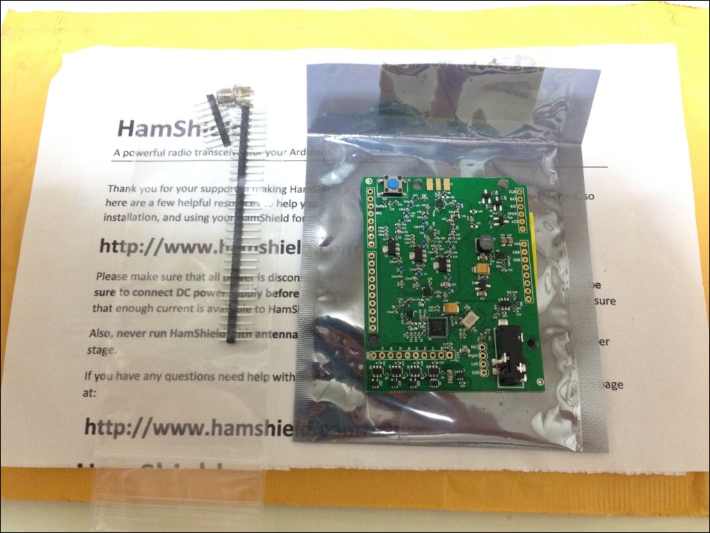 HamShield for Arduino (VHF/UHF transceiver) で遊ぶ ～その1～ - JH1LHVの雑記帳