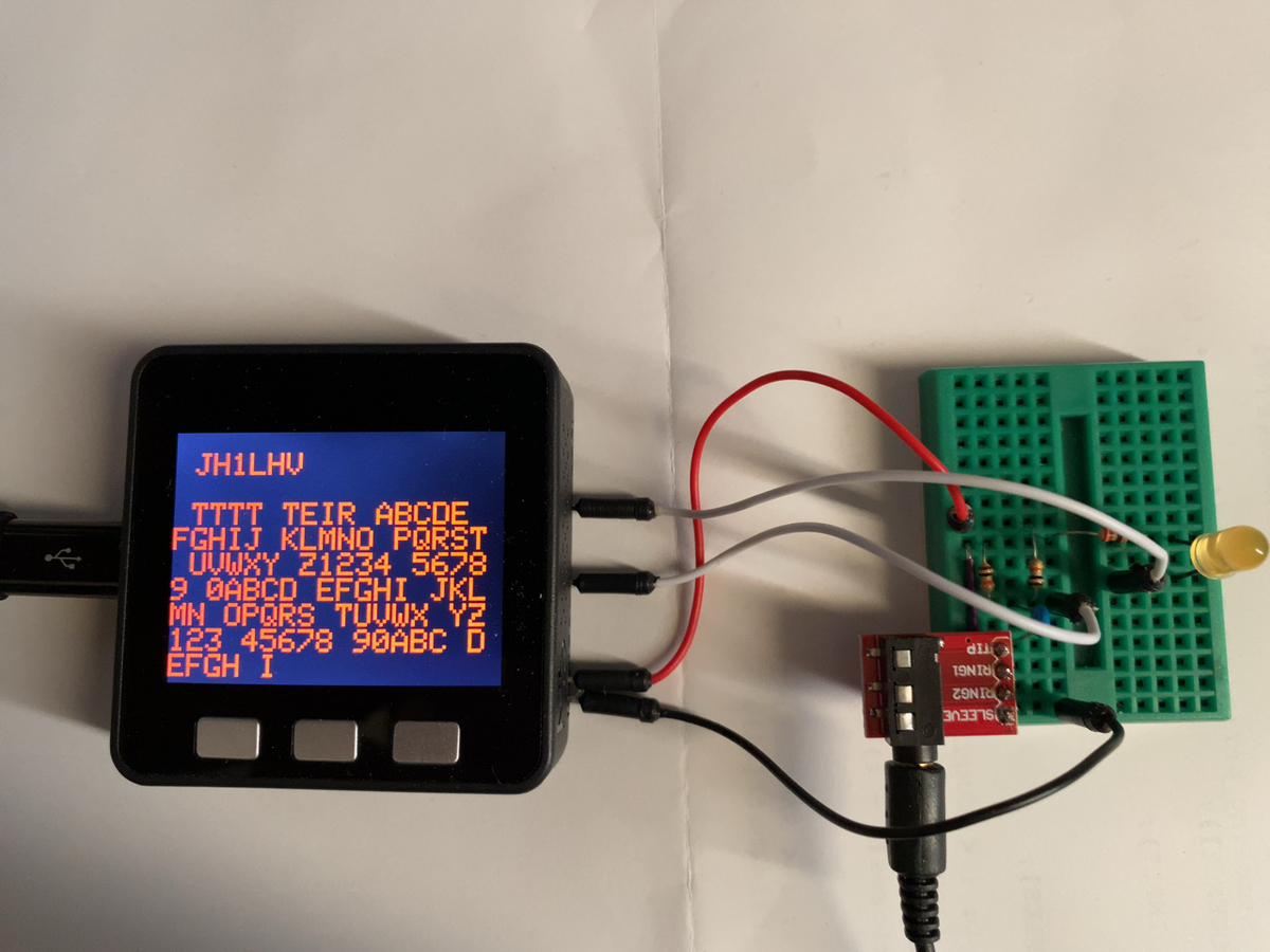 M5Stack で CW Decoder を作る ～1～ - JH1LHVの雑記帳