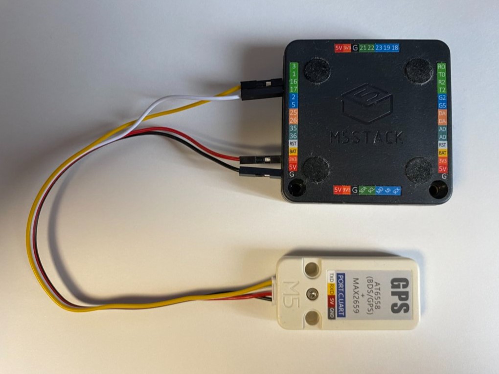 M5Stack 用 GPS Unit (AT6558) を試してみた - JH1LHVの雑記帳