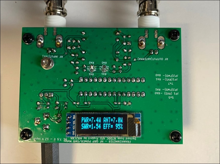 FRANKENMETER - A Simple QRP POWER_SWR METER の製作 -3- - JH1LHVの雑記帳