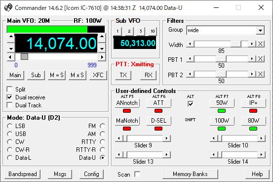IC-7610：DXLab Commanderカスタマイズ設定 - JR7XRF’s blog