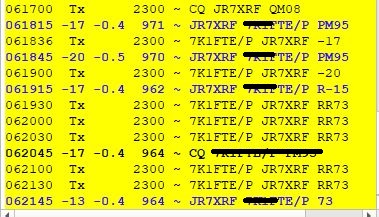 1200MHz初のFT8 - JR7XRF’s blog