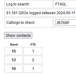 最近の交信実績：2024年6月、7月 - JR7XRF’s blog