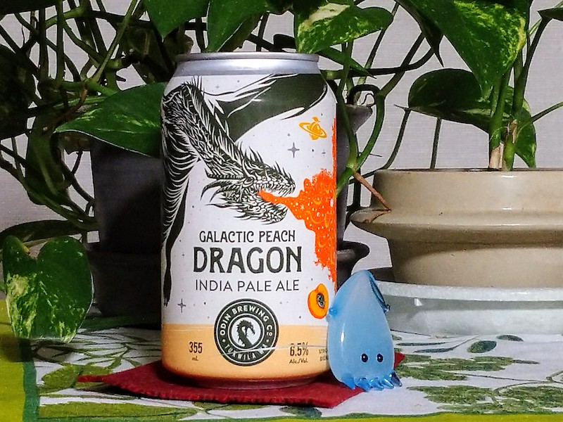 Odin - Galactic Peach Dragon IPA - 芳しき危険な黄金色