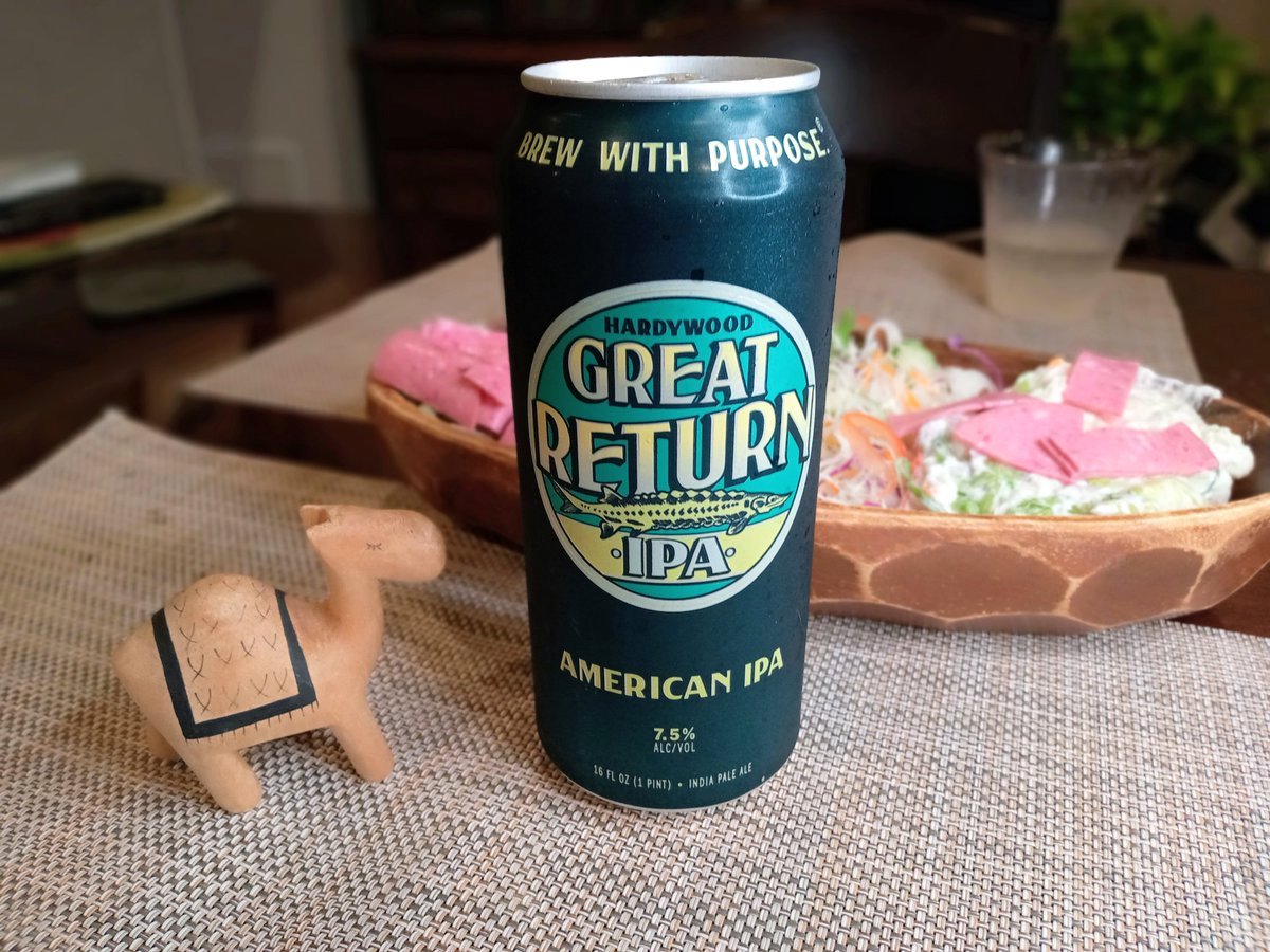 Hardywood - Great Return IPA - 芳しき危険な黄金色