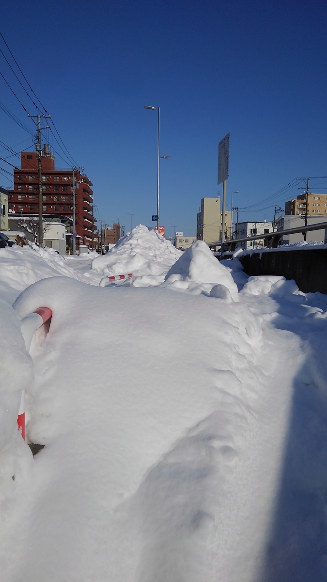 インゴット かと思うほど 硬い雪 】 - ☆ りすの 棲む星 ☆