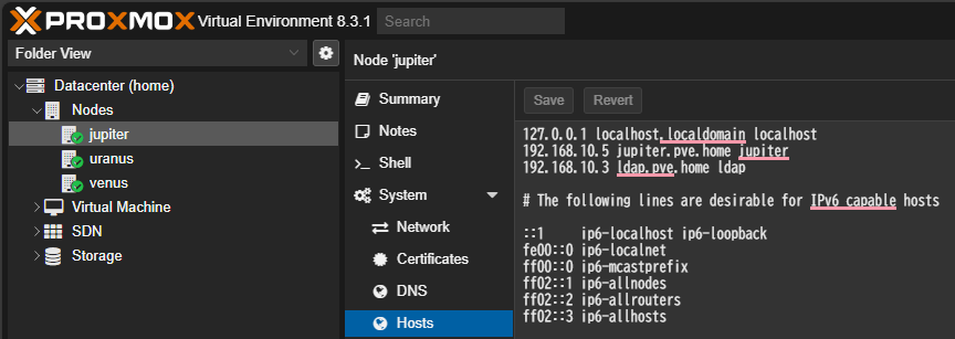 Proxmox で LDAP 認証したり権限の設定をしたりする - 立ち話