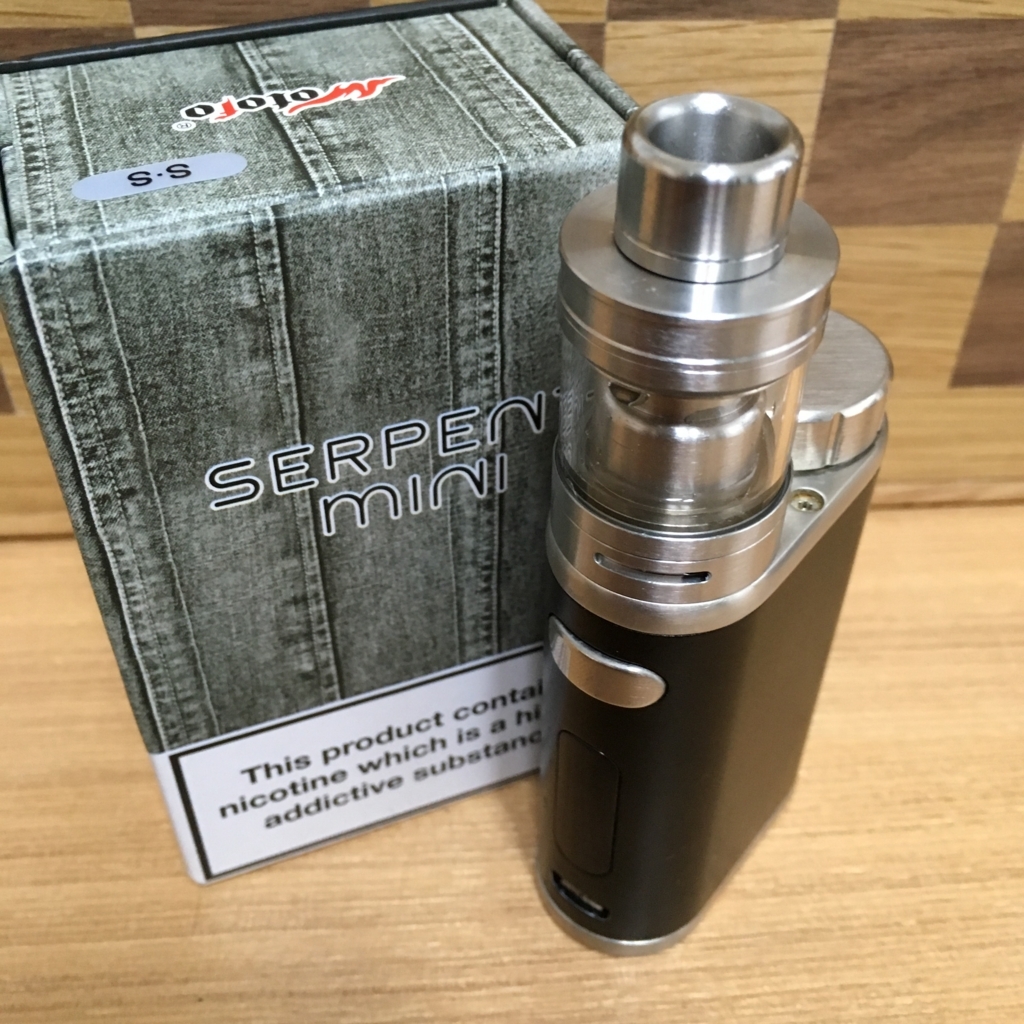 今更レビュー第5弾 ”SERPENT MINI RTA by Wotofo” - KYOTO VAPE BLOG