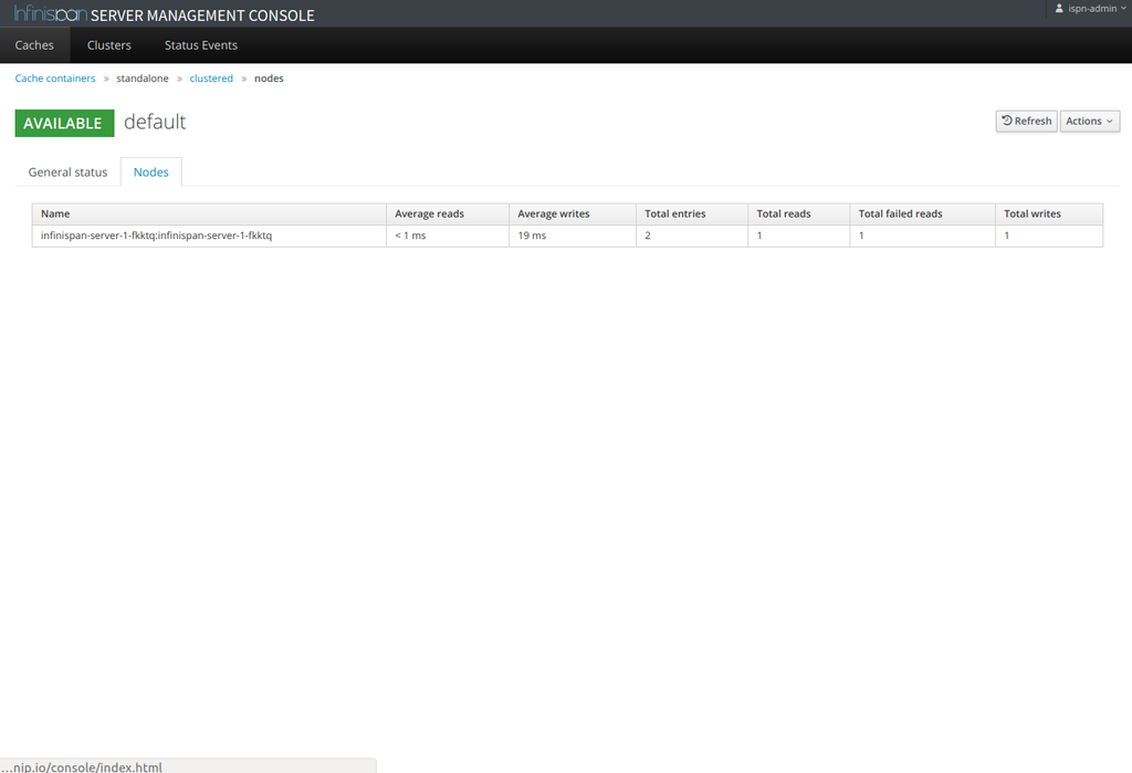 Infinispan ServerをOKD／Minishiftにデプロイして、DNSディスカバリーでクラスタを構成する - CLOVER🍀