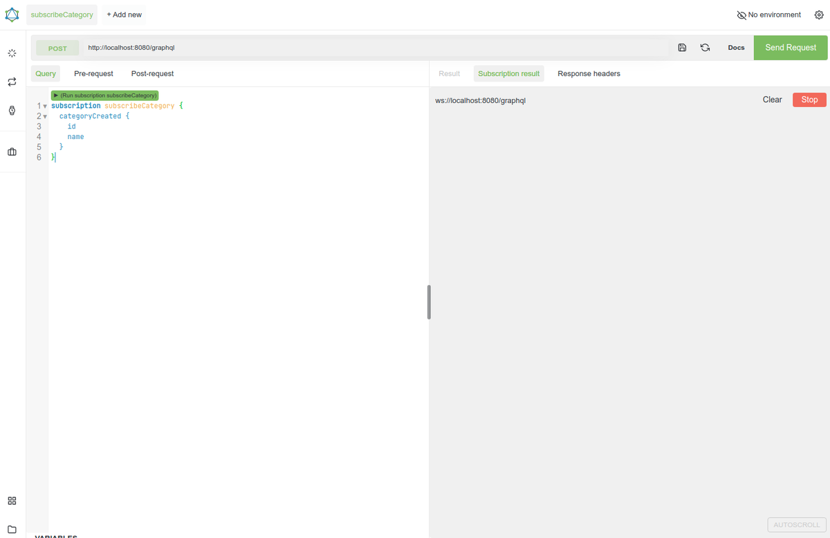 Quarkus GraphQL ExtensionでSubscriptionを使ってみる - CLOVER🍀