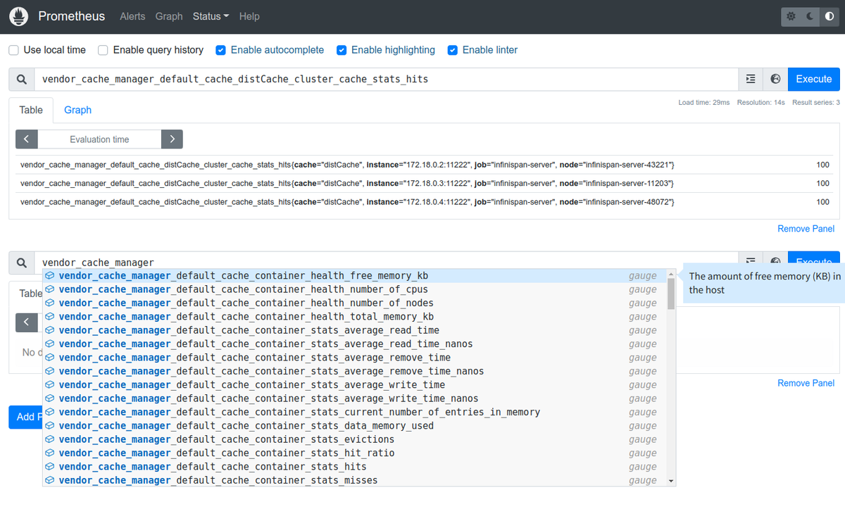 Infinispan Server 14.0でメトリクスの収集方法がMicrometerに移行されたので、試してみた - CLOVER🍀