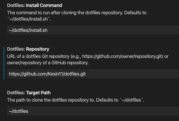 VSCode Remote Containersに自分のdotfilesを持ち込む - Kesinの知見置き場