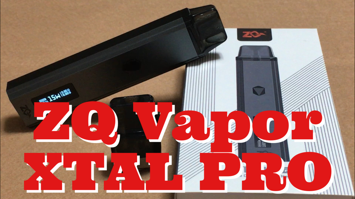 ZQ Vapor XTAL PRO 開封レビュー 前機種から着実に進歩していて、良いデバイスだと思います！！ - きんたろ / Kintaro ...