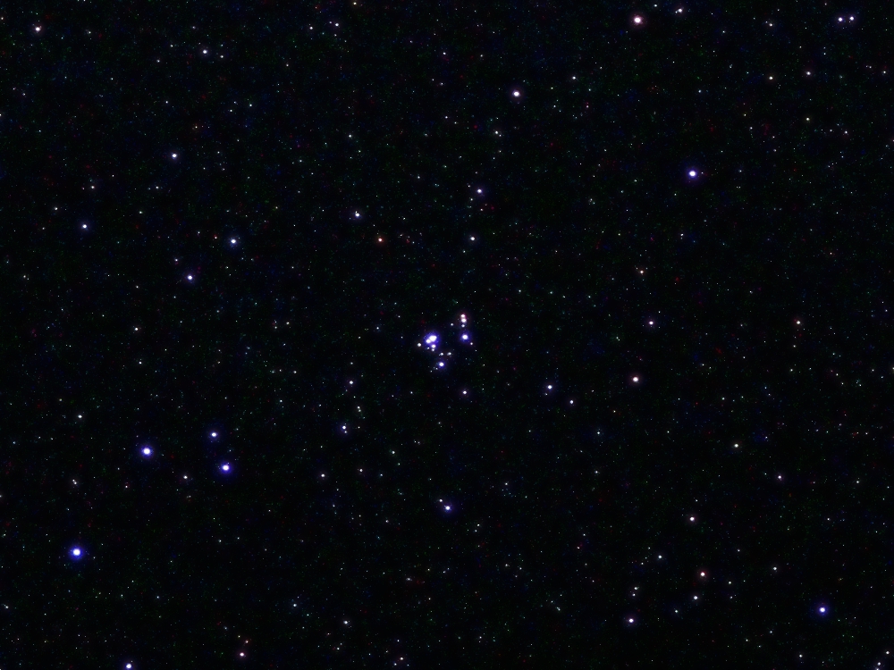 「散開星団NGC2169(37星団)」の撮影 2020年10月13日(機材：コ･ボーグ36ED、スリムフラットナー1.1×DG、E-PL5 ...