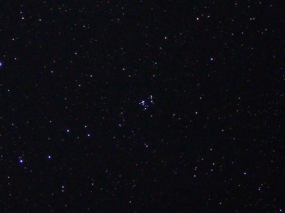 「散開星団NGC2169(37星団)」の撮影 2022年9月26日(機材：コ･ボーグ36ED、スリムフラットナー1.1×DG、E-PL6、ポラ ...