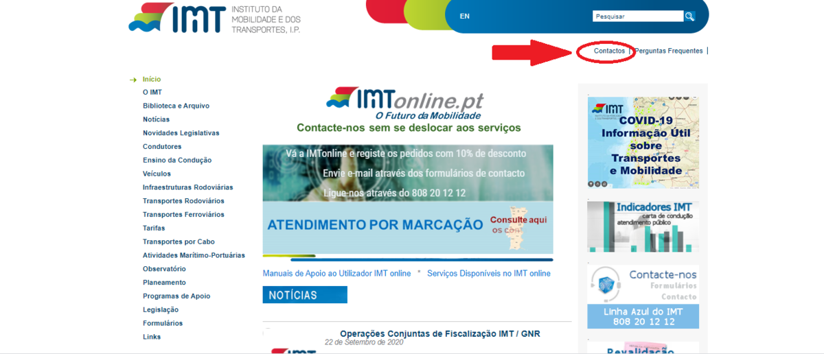 IMT(Instituto da Mobilidade e dos Transportes) 運輸局 2020 ① - ポルトガル、こんにちは!