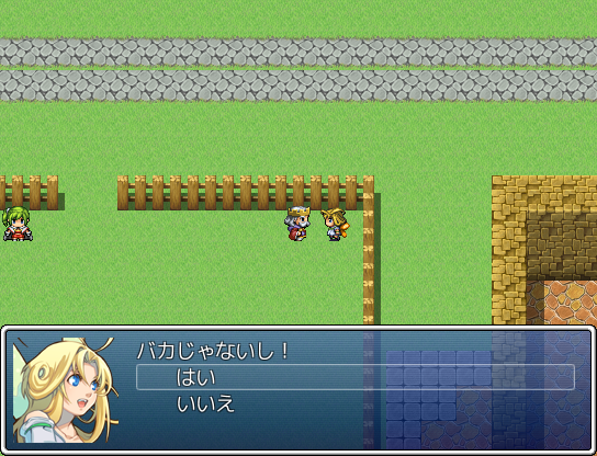 【RGSS3】VX風選択肢 - 地上の洞窟