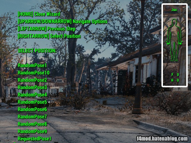 【Fallout4】Advanced Animation Framework(AAF)の使い方 - Fallout箱庭DIY