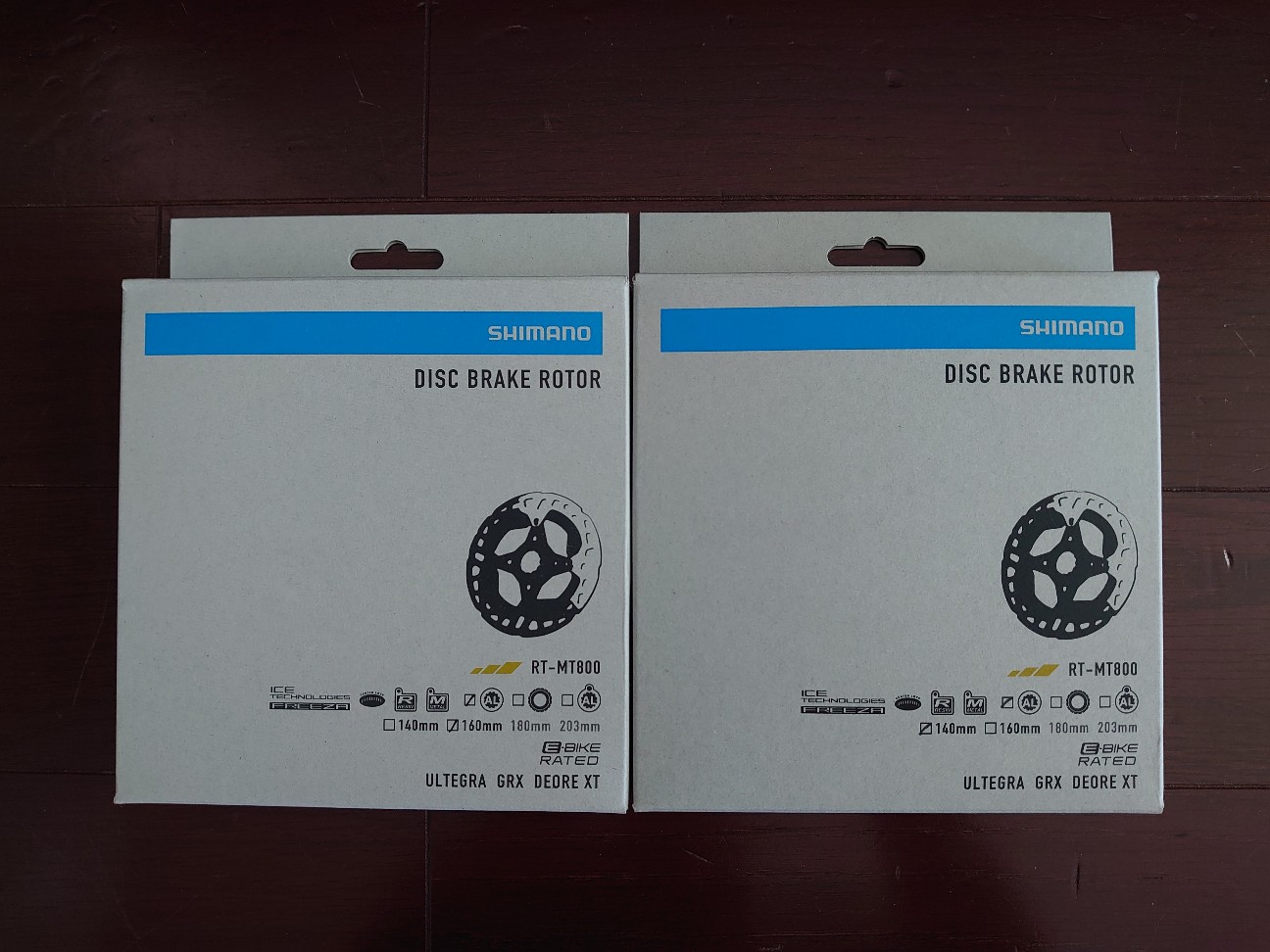 【交換】ディスクローターを160mmから140mmに交換しました - 気分転換はロードバイクで