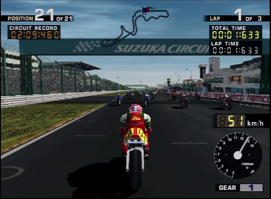 バリバリ伝説のバイクNSR500で、鈴鹿とモテギを走りました♪PS2 namco motoGP - レトロゲーム部屋住人ループデプトさんの名作ゲーム紹介