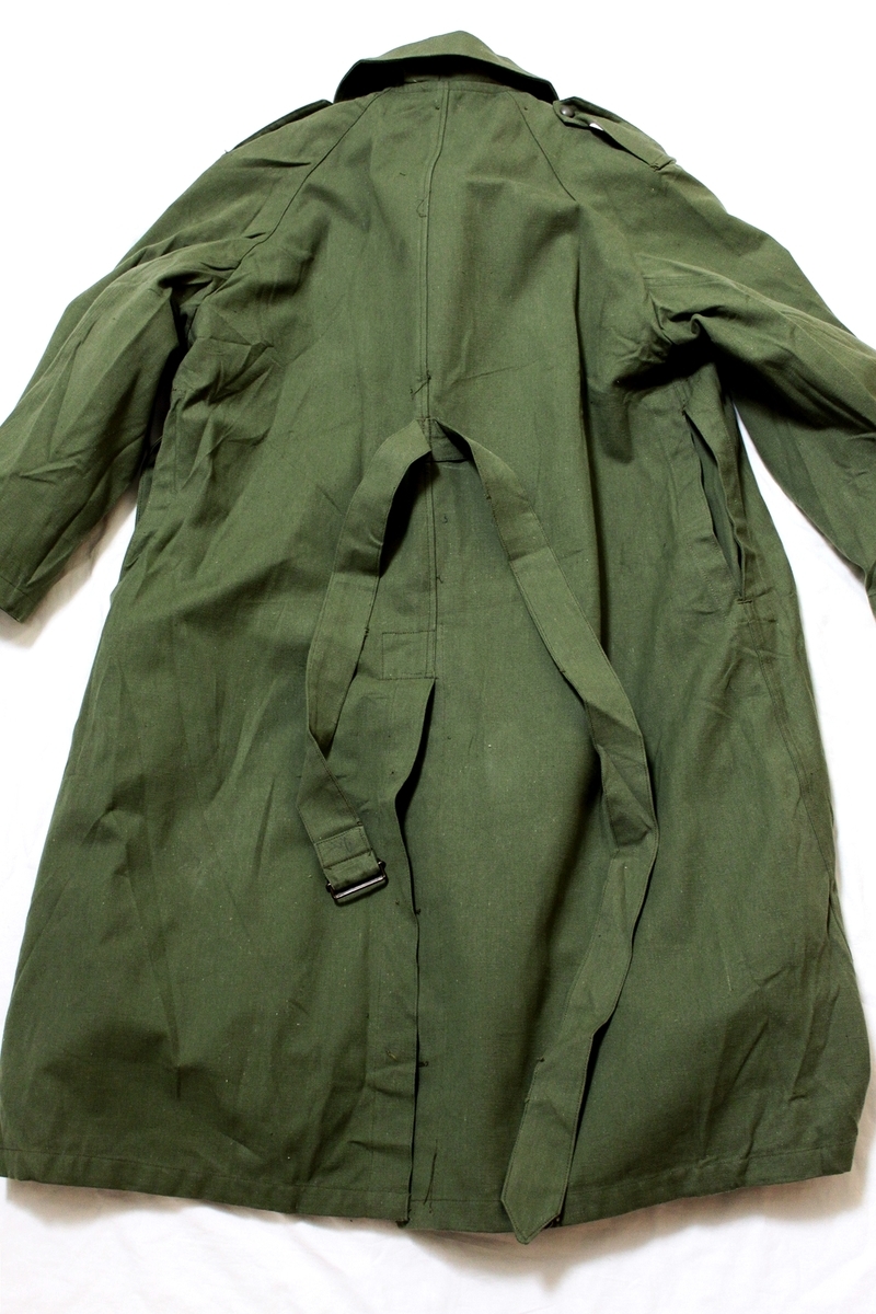 【Special Piece】50s FRENCH ARMY MOTORCYCLE OVERCOAT with LINING / ヴィンテージ ...