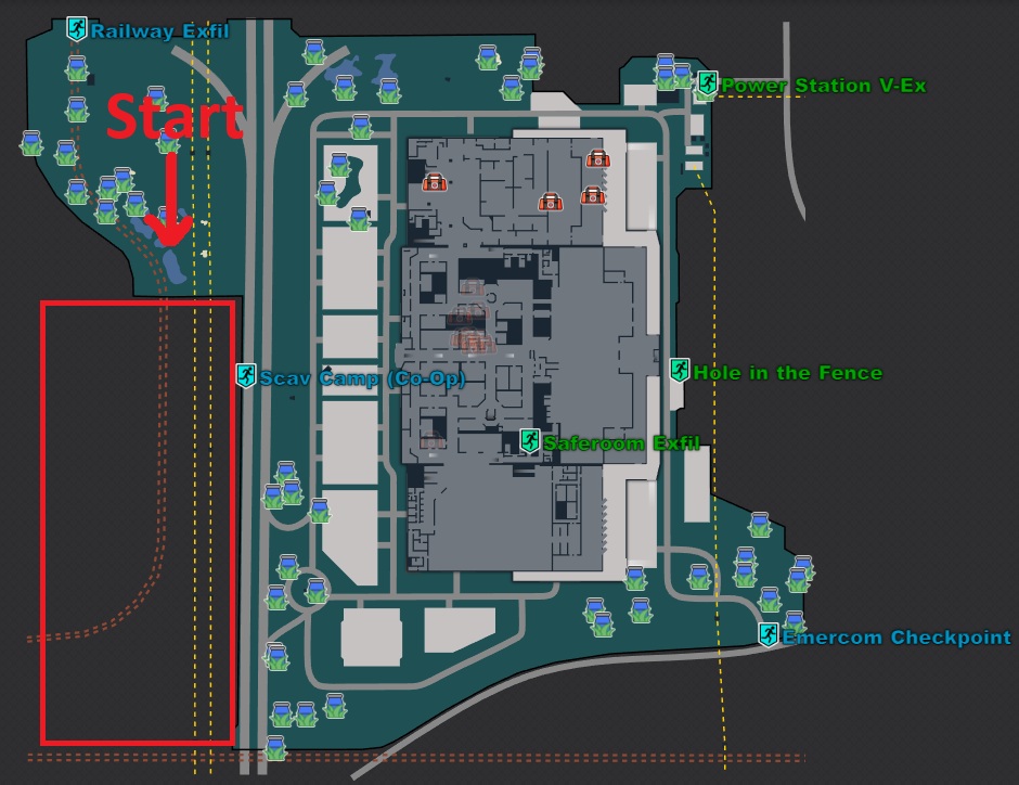 【Escape From Tarkov】Intercangeの新エリア、ムーンシャイン確定湧き位置。 - それでも僕はラーが好き
