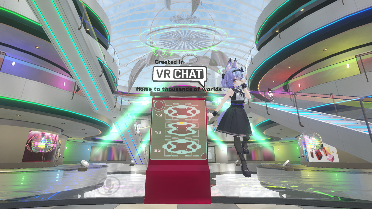 【VRChat】ウィンドウショッピング的な！（Virtual Market 4） - ロタールのメタバース備忘録