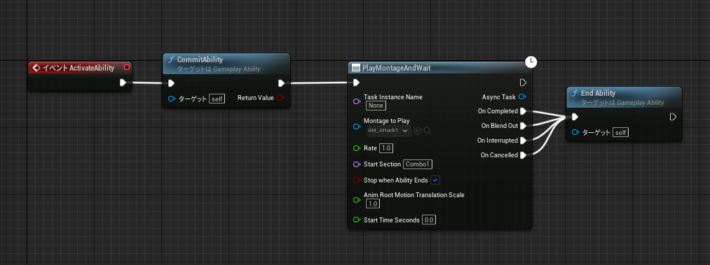 【UE5】GamePlayAbilitySystemによるコンボ攻撃の実装とそれに利用する小ネタ 前編【GAS】 - ネリスさん備忘録