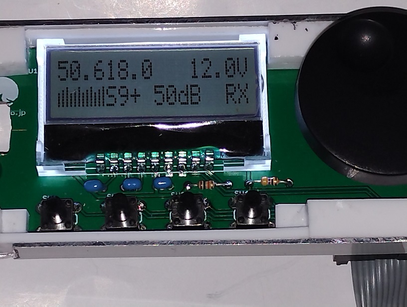 KTR-10 50MHz QRPp AMトランシーバーキット、電源オン - M110Systeの記録日記
