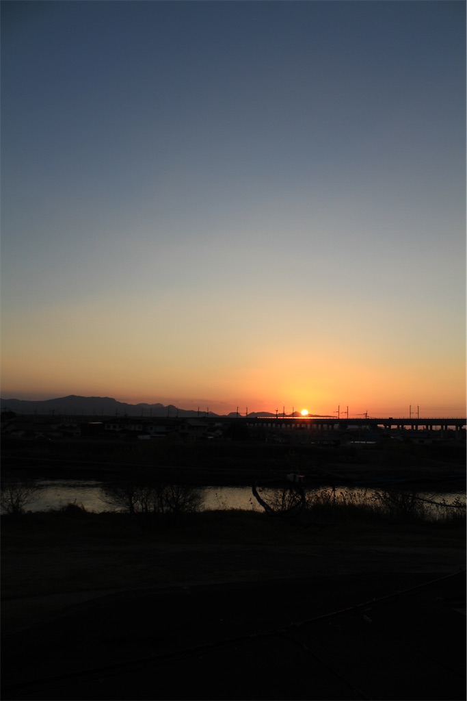 大晦日の日の入り - M32camera_lovelike