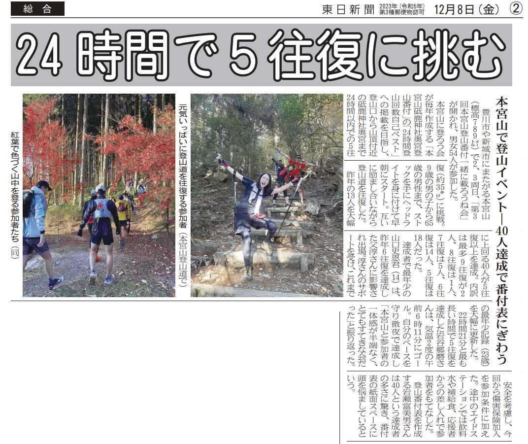 第5回 MT.HONGU5 大会概要 - MT.HONGU5 公式ブログ