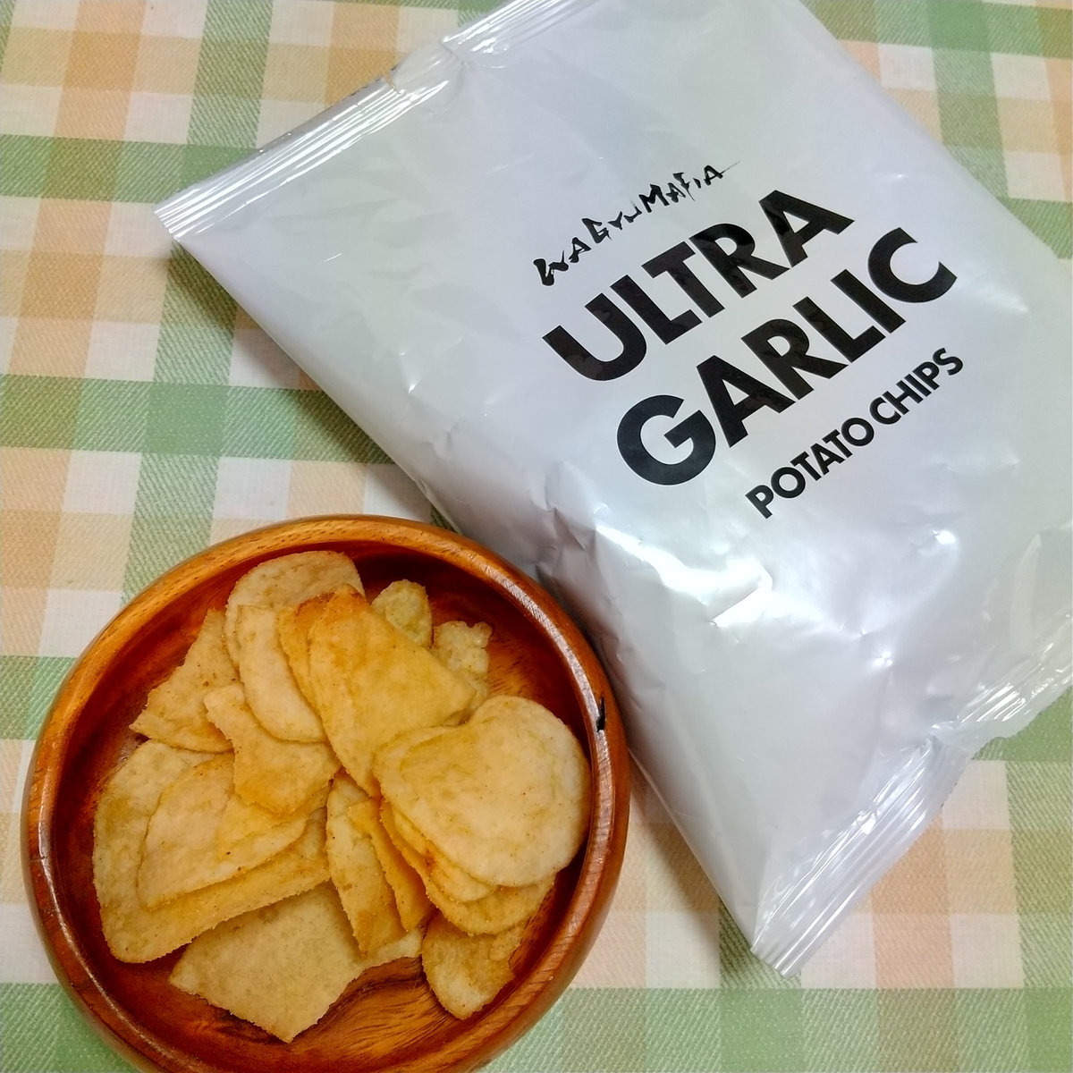 にんにく好きさん必見のポテトチップス ちょうどいい毎日