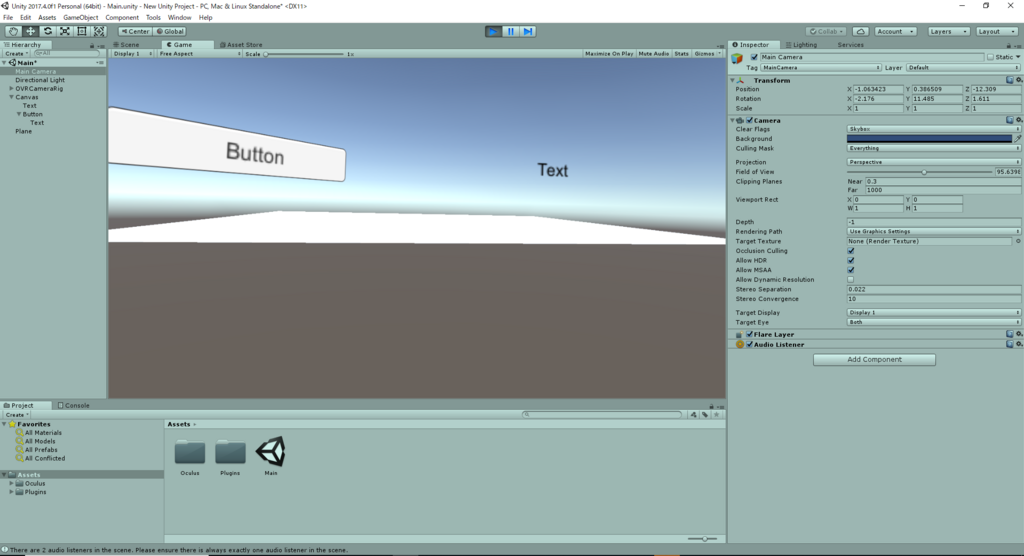 VRでのUIの種類について - まきゼミ技事録！