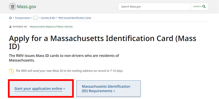 MASS ID取得ガイド（MA州）｜①オンライン申請の流れと注意点 - ボストンクリームブログ