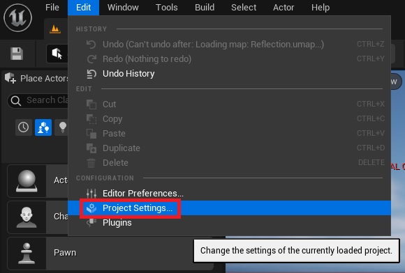 UE5でPlanar Reflectionを使用して鏡面反射させる方法 - Masamichi_Fujiwaraのメモ