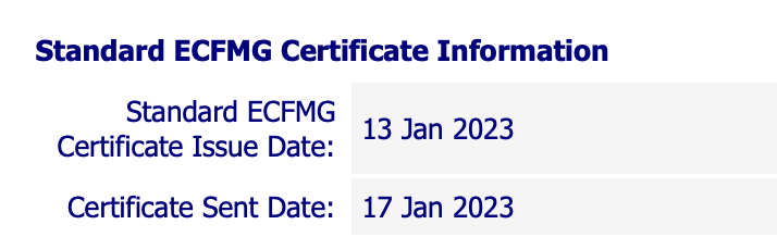 ECFMG certificate申請 - 勉強日記