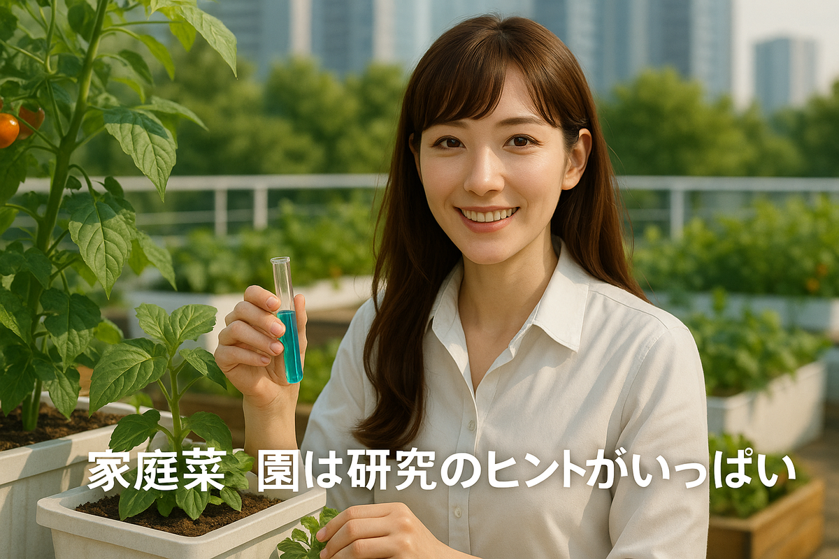 家庭菜園で芽生えた研究の視点──ベランダで見つけた、再生医療のヒント💡 - Medica_Labnoteの日記