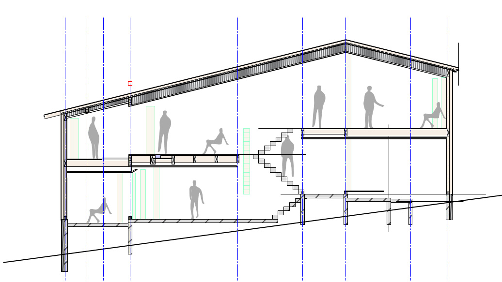 【とあるANNEX】Sectionが見えてきた。 - 田名部伸紀建築設計事務所
