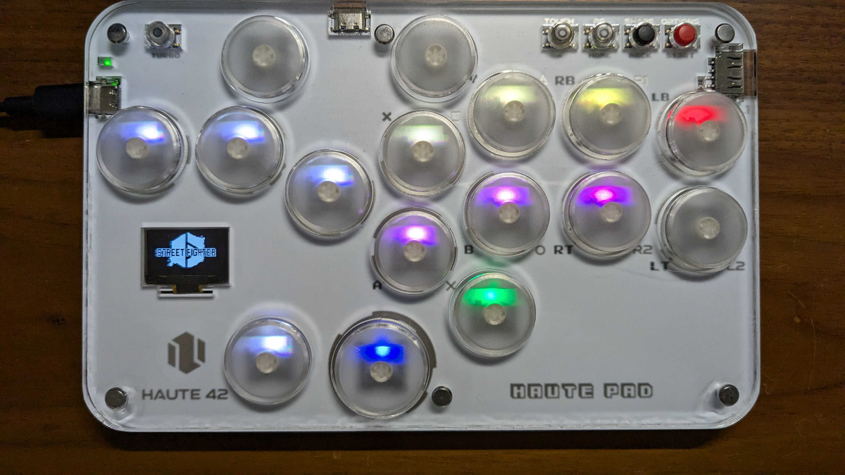Haute42レバーレスでボタン配置を変えた時のLED設定方法と注意点 - N4C-4（ナクシィ）のまったりGameLife